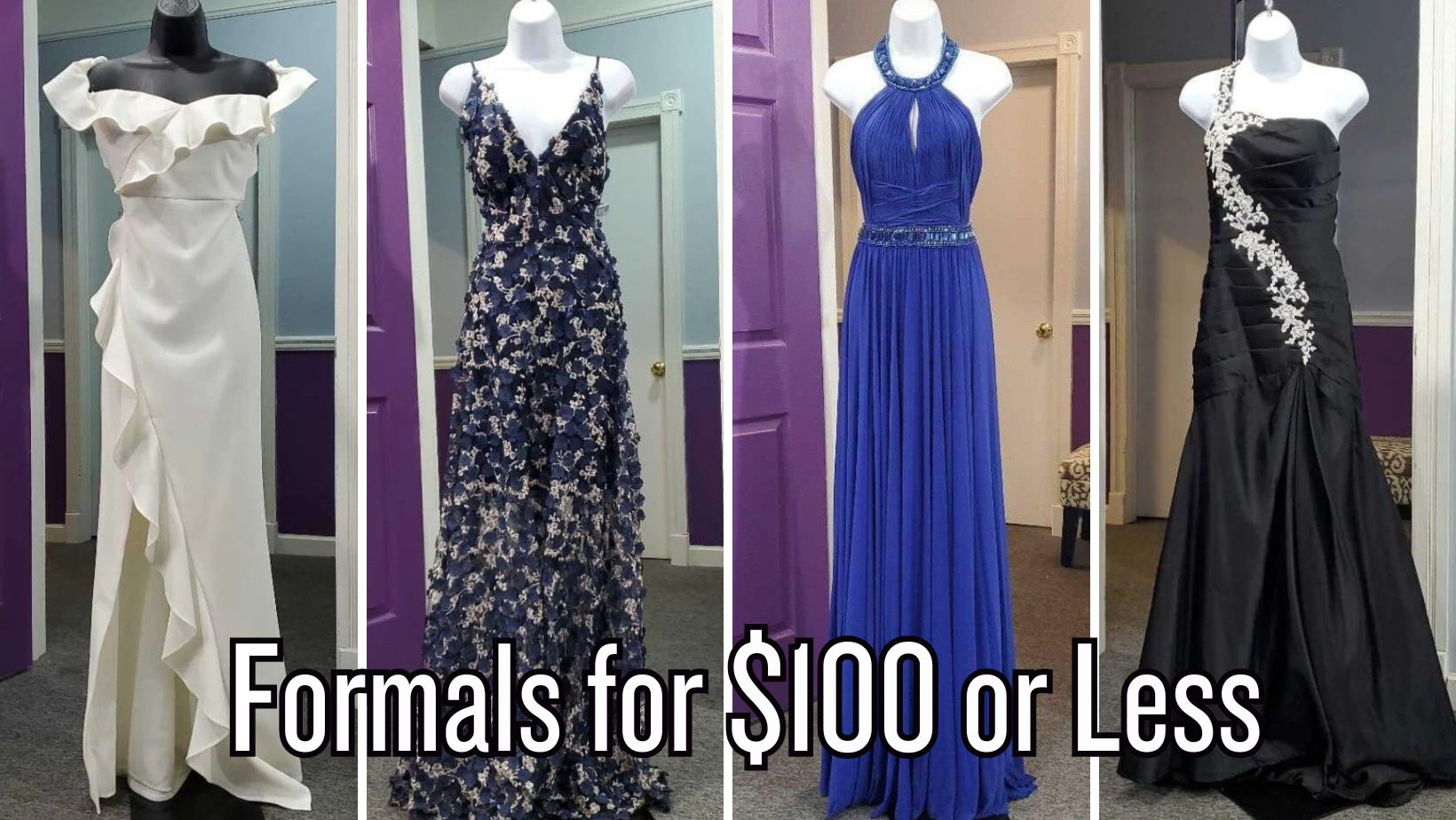 $100 or Less Formals – Consignment Cat